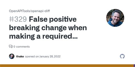 False Positive Breaking Change When Making A Required Request Body