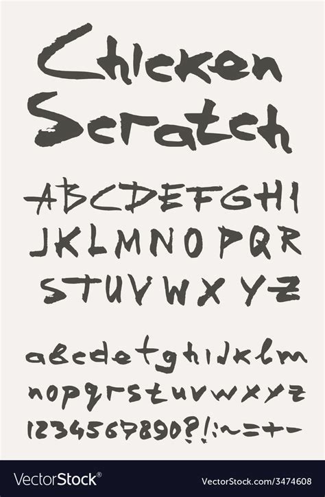 Scratch Font