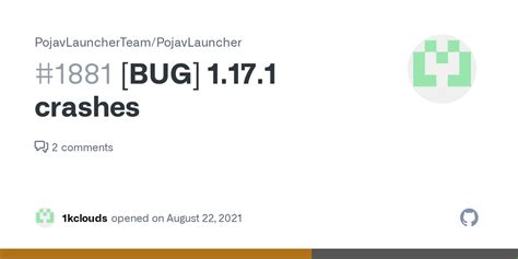 [bug] 1 17 1 crashes · issue 1881 · pojavlauncherteam pojavlauncher
