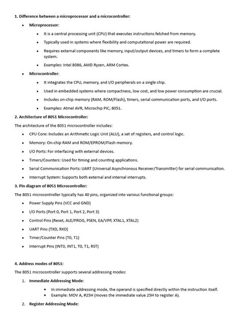 Micro Processor And Controller Pdf Microcontroller Central Processing Unit