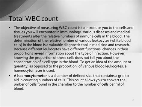 PPT Cell Count And WBC Differential Count PowerPoint Presentation ID 1703418