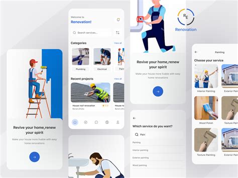 House Renovation App Design By Azizul Haque On Dribbble