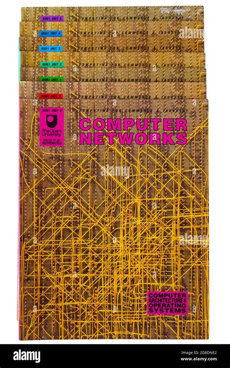 Computer Architecture And Operating Systems Books From The Open University Isolated On White
