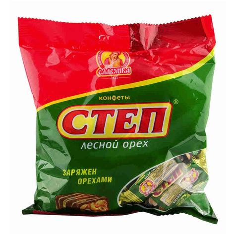 Конфеты глазированные Славянка Степ Лесной орех с арахисом и фундуком 192 г в заказе 1 штука