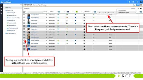 Using The Xref Integration Peoplescout