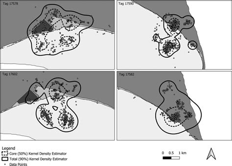 Examples Of Kernel Density Estimator Kde Estimated Core 50 And