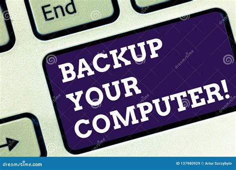 Handwriting Text Backup Your Computer Concept Meaning Produce Exact Copy In Case Of Equipment
