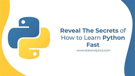 How To Learn Python Fast Rcomputersciencehub