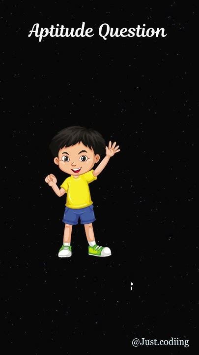 Aptitude Question Part 8💗 Codinginterview Interviewquestions Aptitudequestions Just