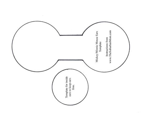 Image Result For Molde Para Orejas De Minnie Diy Mickey Ears Disney