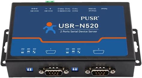 Pusr 2 Port Serial Device Server Rs485 Rs232 Rs422 To