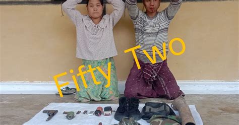 ကသာမြို့ပေါ်ရပ်ကွက်များတွင် မိုင်းထောင်ဖောက်ခွဲလျက် ရှိသော Pdf အကြမ်းဖက်အဖွဲ့ဝင် ၂ဦး လက်နက်ခဲယမ