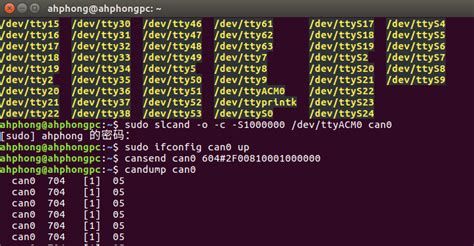 linux免驱使用slcan，使用方法以ubuntu为例 技术栈