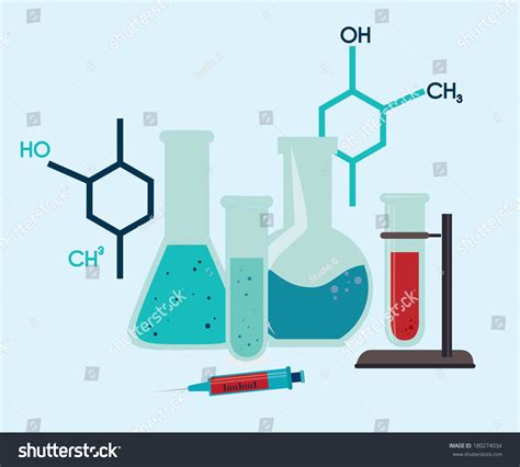 Laboratory Graphic Design Over Background Vector Stock Vector 180274034 Shutterstock