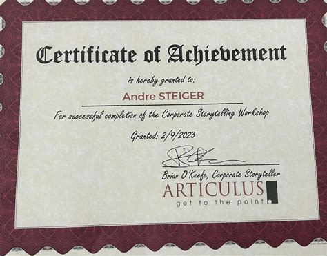 Andre Steiger Msc On Linkedin Im Happy To Share That Ive Obtained A New Certification