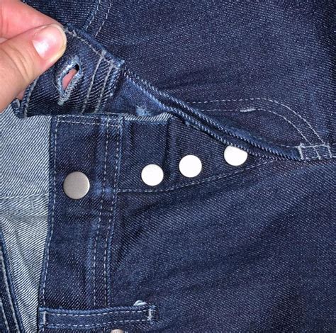 Naked Famous Buttons Rawdenim