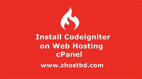 Install Codeigniter Framework On Web Hosting Cpanel Youtube