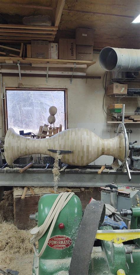 Large Segmented Vase R Turning