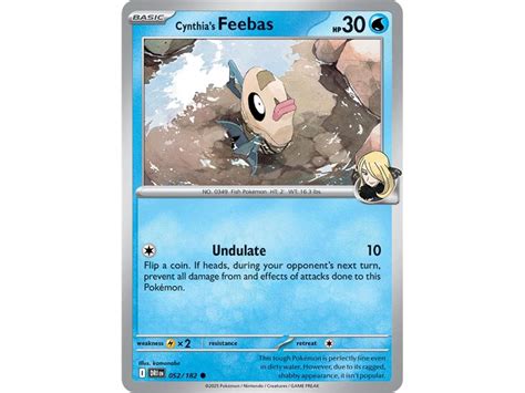 Cynthias Feebas Common Reverse Holofoil
