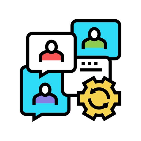 Communication Optimize Color Icon Vector Illustration 10392863 Vector Art At Vecteezy