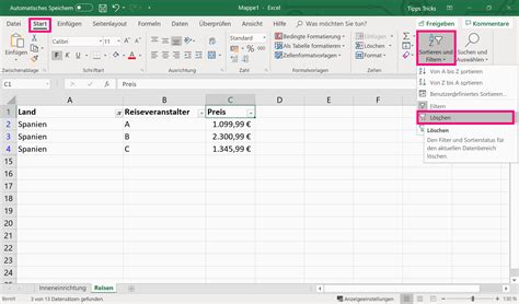 Excel Filter Erstellen Heise Online