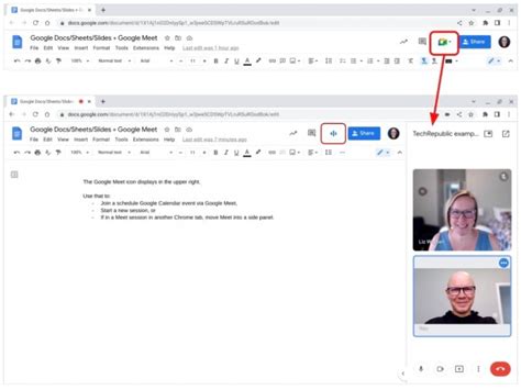 How To Access Google Meet From Google Docs Sheets Or Slides TechRepublic