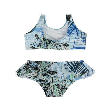 Biquíni Infantil Tropical Uv 50 Everly Menina