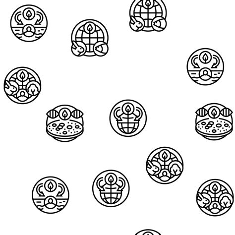Ecology Protective Technology Vector Seamless Pattern 10144326 Vector