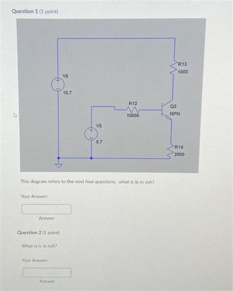 Solved How To Find Current Through The Base Of The Chegg Com