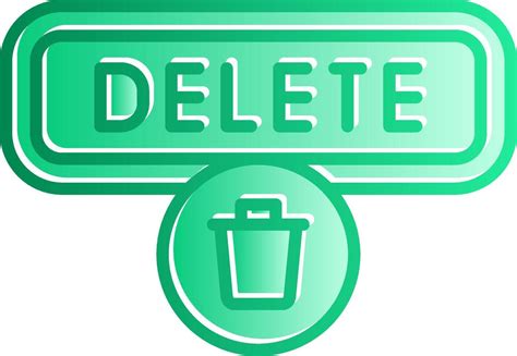 Delete Gradient Slip Icon 47502600 Vector Art At Vecteezy
