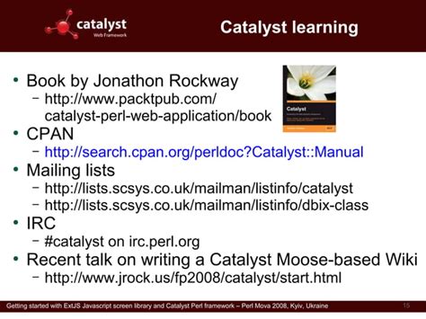 Getting Started With Catalyst And Extjs Ppt