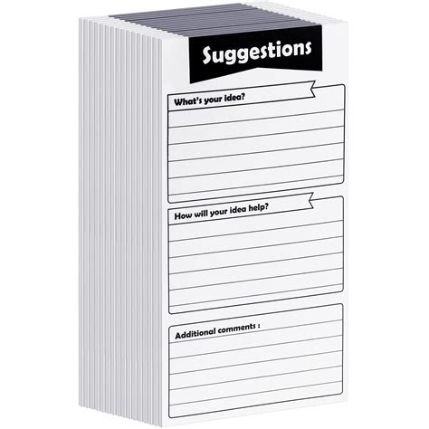 Printable Suggestion Box Template Hapilog