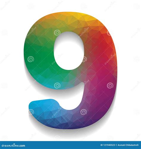 Number 9 Sign Design Template Element Vector Stock Vector Illustration Of Button Icon 121940523