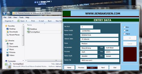 Cara Membuat Aplikasi Vba Excel Input Data Pada File Berbeda Bagian 1