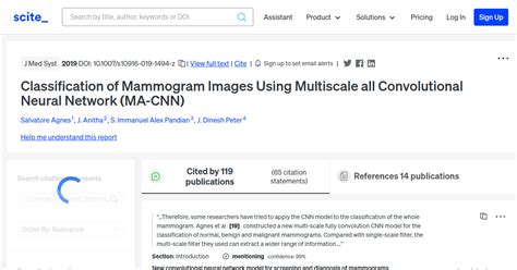 Classification Of Mammogram Images Using Multiscale All Convolutional
