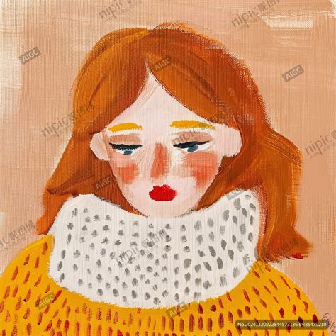 Ai创作图每日一画画 女孩插画装饰画 手绘呆萌女孩无框画 人物装饰画原创 女孩插画头像 原创手绘姑娘 姑娘插画 原创女孩人物插画 手绘原创人像 手绘卡通女孩装饰画 绘画日常 小众装饰画 女生