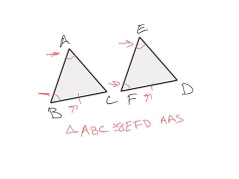 SOLVED WRITING How Are The AAS Congruence Theorem