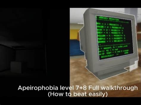 Apeirophobia Level 7 8 Full Walkthrough How To Beat Easily Roblox Apeirophobia YouTube
