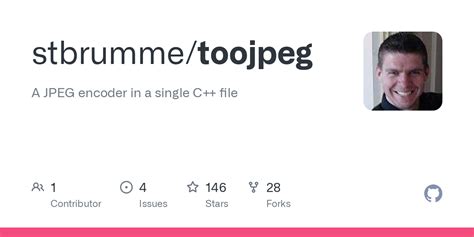 GitHub Stbrumme Toojpeg A JPEG Encoder In A Single C File