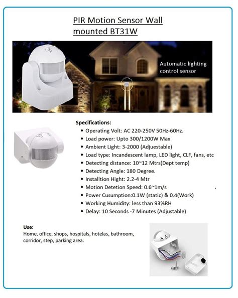 Motion Sensor Occupancy Sensor Latest Price Manufacturers And Suppliers