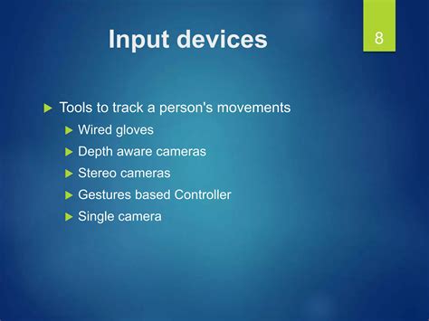 Gesture Recognition Technology Seminar PPT PPTX Computer Peripherals Computing