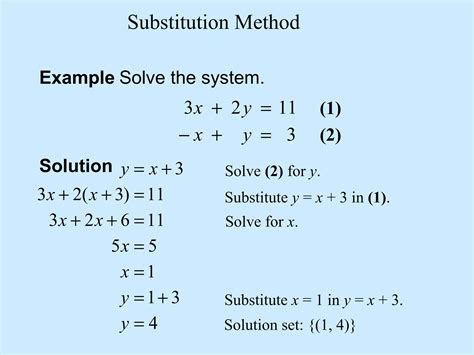 Solving Systems Of Linear Equations Ppt