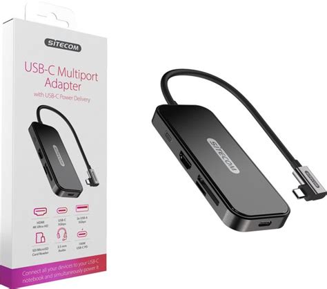 Sitecom Usb C Multiport Adapter HDMI Usb C Usb C PD X USB A Cardreader Bol Sitecom Usb C Multiport Adapter HDMI Usb C Usb C PD X USB A Cardreader Bol