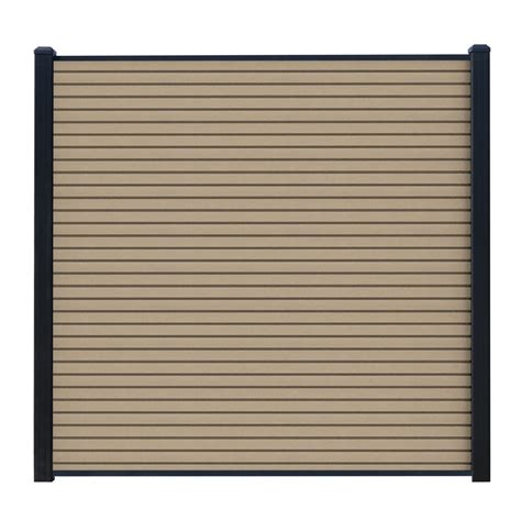 Creative Surfaces® 6 X 6 Composite Fence Series Fence Panel Fluted