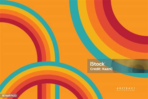 추상적 인 모양 개념 디자인 배경 추상 선 모양 배경 추상적인 색상의 배경 벡터 일러스트 레이 션 스톡 일러스트레이션 복고풍에 대한 스톡 벡터 아트 및 기타 이미지 Istock