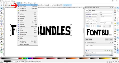 Create An Offset Using Inkscape And Cricut Design Bundles