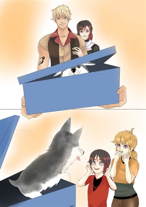 Ruby And Yang Meet Zwei By Gothicbolas By Commissioneronhiatus On Deviantart