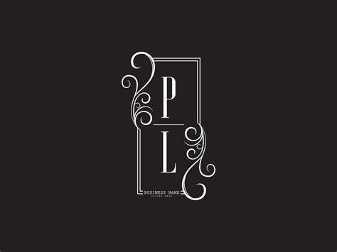 Initials Pl Luxury Logo Letter Vector 14273725 Vector Art At Vecteezy