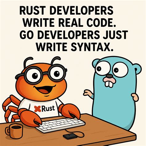 Rust Developers Write Real Code Go Developers Just Write Syntax By Jian Liu May 2025 Medium