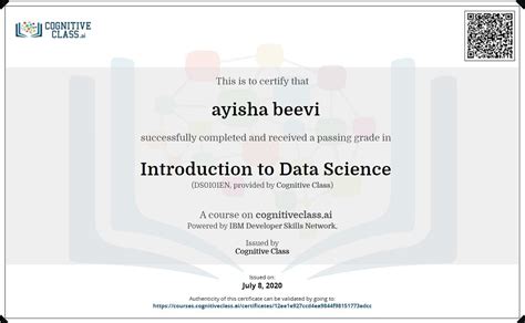 Ayishabeevi S On Linkedin Certificate6 Ibm Quarantinesuccess